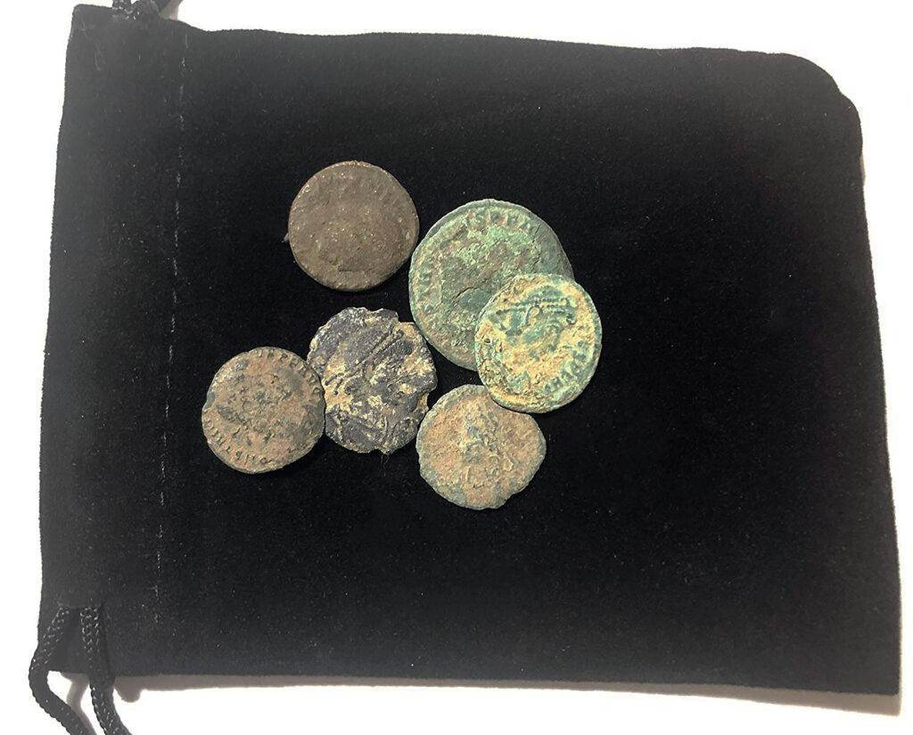 5 Ancient, Genuine Roman Coins (225-385 AD) - Curiosity Coins